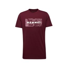 Mammut Funktionsshirt &lsquo;Trovat&rsquo; Herren Gr&ouml;&szlig;e L bordeaux / wei&szlig;