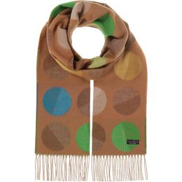 FRAAS Schal Damen Gr&ouml;&szlig;e One Size camel / blau / braun / gr&uuml;n