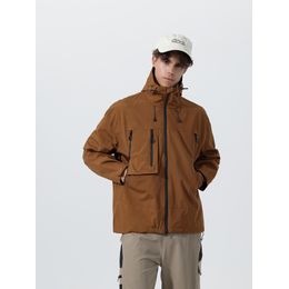YOUTHUP Outdoorjacke Herren Gr&ouml;&szlig;e S braun