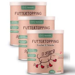 Hunderunde Futtertopping - Knochen & Gelenke - Beweglichkeit, Gelenkgesundheit, starke Knochen, nat&uuml;rliche Zutaten 750 g