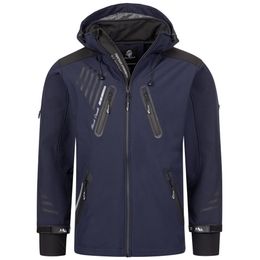 Rock Creek Outdoorjacke Herren Gr&ouml;&szlig;e 4XL navy / grau / schwarz / wei&szlig;