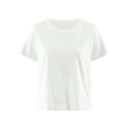 Tamaris T-Shirt 'Edessa' Damen Gr&ouml;&szlig;e L hellblau / offwhite