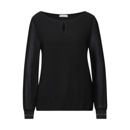 Street One Shirt Damen Gr&ouml;&szlig;e XXL schwarz / silber