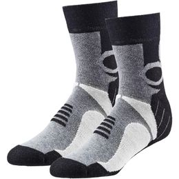 Rohner Socken Damen Gr&ouml;&szlig;e 35/38 dunkelgrau / graumeliert / wei&szlig;