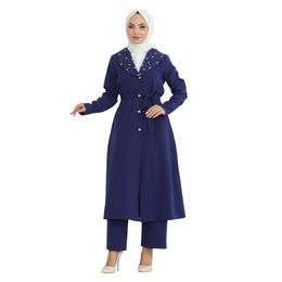 Modamihram Mantel Damen Gr&ouml;&szlig;e 4XL indigo