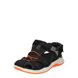 Ecco Sandale 'X-Trinsic' M&auml;dchen Gr&ouml;&szlig;e 35 grau / orange / schwarz / wei&szlig;