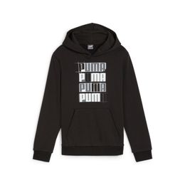 Puma Sportsweatshirt Jungen Gr&ouml;&szlig;e 128 grau / schwarz / wei&szlig;