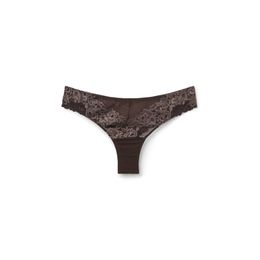 Intimissimi Brazilian Slip 'Pretty Flowers' Damen Gr&ouml;&szlig;e L braun