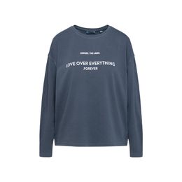Senses.the Label Longsleeve TA:PI mit Artwork Damen Gr&ouml;&szlig;e XXXL blau