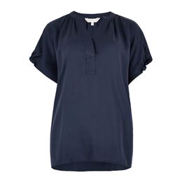 Apricot Ruffle Sleeve Woven T-Shirt ' ' Damen Gr&ouml;&szlig;e XL navy