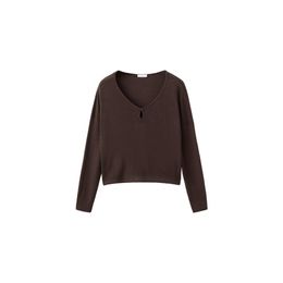 MANGO TEEN Pullover 'Tati' Damen Gr&ouml;&szlig;e XS dunkelbraun