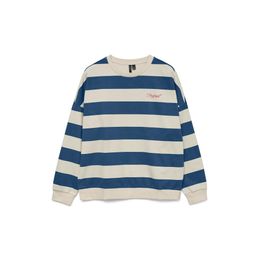 V&eacute;ro Moda Vero Moda Sweatshirt Damen Gr&ouml;&szlig;e L beige / blau