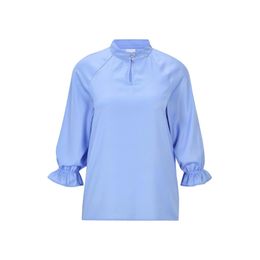 Madeleine Mode Madeleine Bluse Damen Gr&ouml;&szlig;e 4XL rauchblau