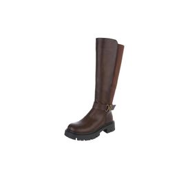 Ital-Design Stiefel Damen Gr&ouml;&szlig;e 41 braun Winterschuhe