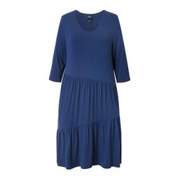 Ulla Popken Kleid Damen Gr&ouml;&szlig;e 62/64 indigo Winterkleid