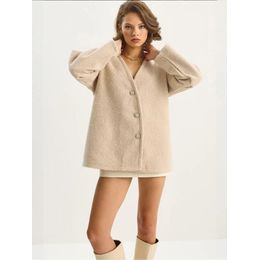 Bianco Lucci Strickjacke Damen Gr&ouml;&szlig;e S camel