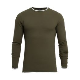 Ombre Pullover 'OM-SWSW-0103' Herren Gr&ouml;&szlig;e XXL dunkelgr&uuml;n