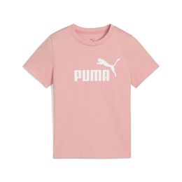 Puma T-Shirt 'Ess No. 1' Jungen Gr&ouml;&szlig;e 122 altrosa / wei&szlig;