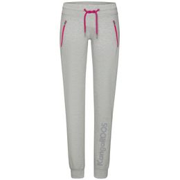 Kangaroos Hose Damen Gr&ouml;&szlig;e 32/34 graumeliert / pink
