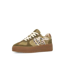 Manfield Sneaker Damen Gr&ouml;&szlig;e 38 rosegold / oliv / offwhite