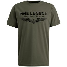 PME-Legend Pme Legend T-Shirt Herren Gr&ouml;&szlig;e L khaki / orange / schwarz