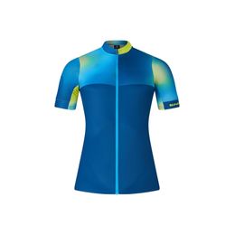 ENDURA Funktionsshirt 'Bitmap Block' Herren Gr&ouml;&szlig;e M blau / limette