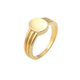 Elli Ring Siegelring, Trend Damen Gr&ouml;&szlig;e 54 gold