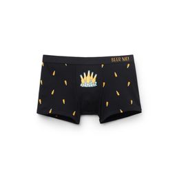 Iuman Intimissimi Uomo Boxer 'Beer Bottle Print' Herren Gr&ouml;&szlig;e S schwarz