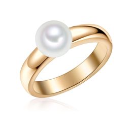 Valero Pearls Ring Damen Gr&ouml;&szlig;e 50 gold / perlwei&szlig;