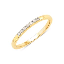 Rafaela Donata Ring Damen Gr&ouml;&szlig;e 58 gold / wei&szlig;