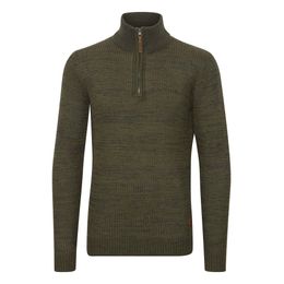 INDICODE Jeans Pullover 'Valero' Herren Gr&ouml;&szlig;e M schoko / oliv