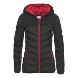 Kangaroos Steppjacke Damen Gr&ouml;&szlig;e 4XL rot / schwarz