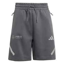 adidas Performance Sportshorts 'Mercedes - AMG Petronas Formula One Team' Jungen Gr&ouml;&szlig;e 128 hellgrau / dunkelgrau