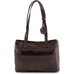Harbour 2nd Schultertasche 'Up-Zea' Damen Gr&ouml;&szlig;e One Size braun / schwarz