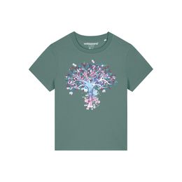 Watapparel T-Shirt 'Tree of life' Damen Gr&ouml;&szlig;e M gr&uuml;n