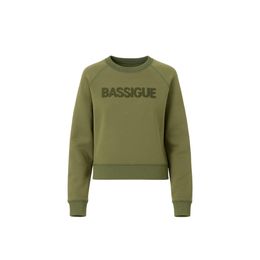 Bassigue Sweatshirt Damen Gr&ouml;&szlig;e L grasgr&uuml;n