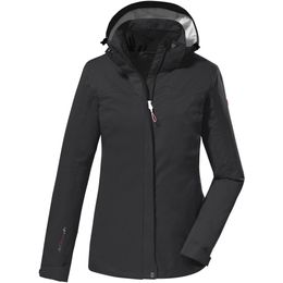 Killtec Outdoorjacke Damen Gr&ouml;&szlig;e XL grau / pink / schwarz
