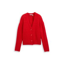 Tom Tailor Denim Strickjacke Damen Gr&ouml;&szlig;e XXL rot