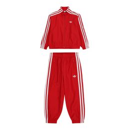 adidas originals Jogginganzug Jungen Gr&ouml;&szlig;e 116 rot / wei&szlig;