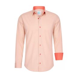 Rusty Neal Hemd Herren Gr&ouml;&szlig;e M orange / pastellpink