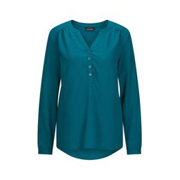 GOLDNER Bluse Damen Gr&ouml;&szlig;e M petrol