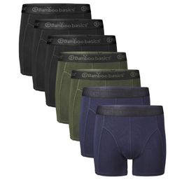 Bamboo basics Boxershort Herren Gr&ouml;&szlig;e S navy / grau / khaki / schwarz