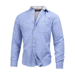 INDICODE Jeans Hemd Herren Gr&ouml;&szlig;e L pastellblau