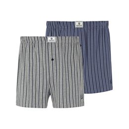 Jan Vanderstorm 2er Pack Boxershorts ' Thure ' Herren Gr&ouml;&szlig;e XXL blau