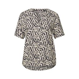 Street One Bluse Damen Gr&ouml;&szlig;e XXXL sand / schwarz