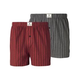 Jan Vanderstorm 2er Pack Boxershorts ' Thure ' Herren Gr&ouml;&szlig;e 6XL rot