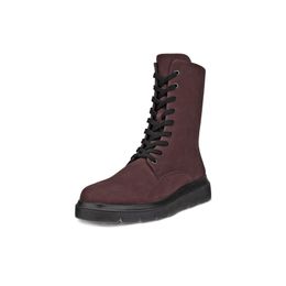 Ecco Schn&uuml;rstiefel 'Nouvelle' Damen Gr&ouml;&szlig;e 35 bordeaux / schwarz Winterschuhe