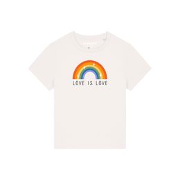 Watapparel Shirt ' Love is Love ' Damen Gr&ouml;&szlig;e M mischfarben / wei&szlig;