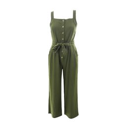 AIKI KEYLOOK Jumpsuit 'Olive It' Damen Gr&ouml;&szlig;e XS oliv