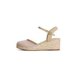 Tommy Hilfiger Chambray Wedge Espadrilles Damen Gr&ouml;&szlig;e 42 beige